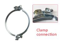 China Air Duct System Heavy Duty Pipe Clamps Thickness 2.0mm Flange Duct Connect Stud Bolt for sale