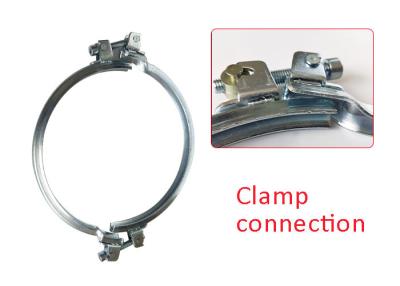 China Air Duct System Heavy Duty Pipe Clamps Thickness 2.0mm Flange Duct Connect Stud Bolt for sale