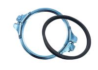 China 160mm Two Piece Separation Clamp Quick Clamp Dust Collection Pipe Clamp for sale