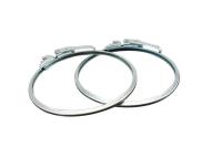 China Metal Clamp Round Duct Clamp Barrel Clamp Galvanized Pipe Clamp for sale