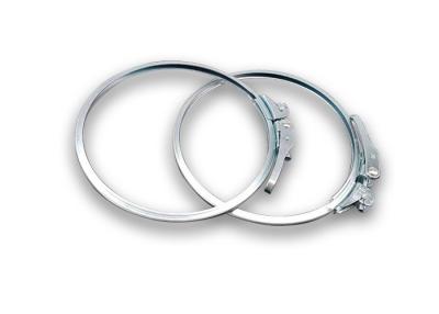 China Industrail Quick Dust Collection Ductwork Clamp Galvanized Pipe Clamp for sale