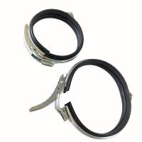 China 2.0mm Thickness Quick Fit Metal Duct Clamps Pipe Connection Fittings German Standard for sale