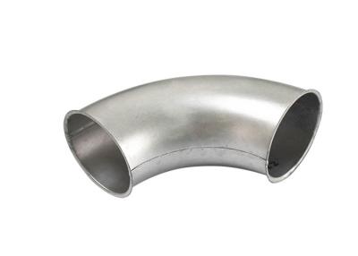 China Silver White Dust Extraction Pipe 60 Degree for sale
