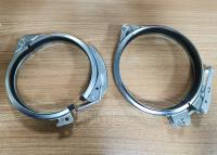 China Round Duct Connector 8-60cm Quick Release Flange Clamp  For Pipework Systems for sale