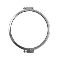 China Galvanized Pipe M6 Bolt  Dust Collector Band Clamp 80MM-300MM for sale