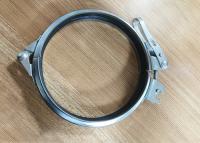 China Zinc Plated Rubber Lined Spiral Duct Clamps For Ductwork System for sale