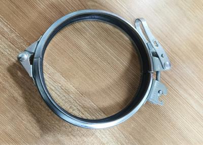 China Zinc Plated Rubber Lined Spiral Duct Clamps For Ductwork System for sale