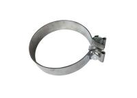 China 2.5inch 304 Stainless Steel Exhaust Barrel Clamp Automotive Spare Parts Customizable for sale