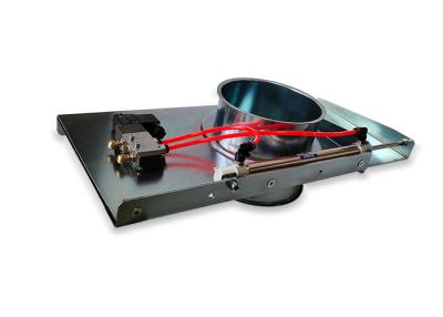 China Flange Pipe 4inch Automatic Blast Gates For Dust Collection Systems Quick Disconnect for sale