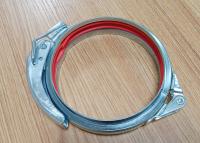 China Stainless Steel Quick Release Round Duct Clamps Galvanized for sale