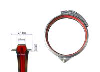 China 80-600mm Galvanized Pipe Clamp Anti Corrosive High Strength for sale