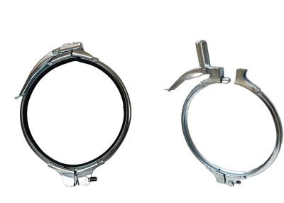 China OEM Galvanized Steel Pipe Clamps For Industrial Usage for sale