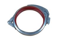 China Air Duct Tube Galvanized Quick Release Pipe Metal Clamps With Seal Ring for sale