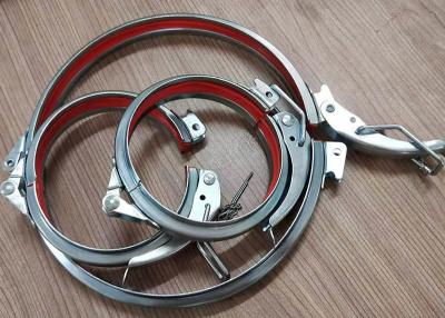 China Dust Collection Ductwork Flange Pipe Quick Release Pipe Clips & Clamps Industries for sale