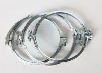 China Carbon Steel Metal Heavy Duty Pipe Clamps 80-600MM for sale