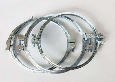 China Carbon Steel Metal Heavy Duty Pipe Clamps 80-600MM for sale