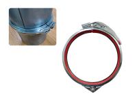 China Quick Release Lightweight Stainless Steel Pipe Clamp Size 80-600MM for sale