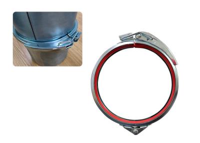 China Quick Release Lightweight Stainless Steel Pipe Clamp Size 80-600MM for sale
