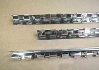 China Stainless Steel Hook Type Suspension Rails For Pvc Strip Curtains for sale