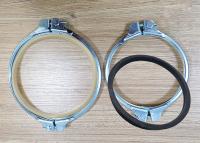China Heavy Duty Steel Pipe Clamps For Dust Removal Normal Pressure & Temperature for sale