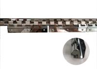 China 984mm 1230mm 1968mm PVC Strip Curtain Stainless Steel Heavy Duty For Doorway for sale
