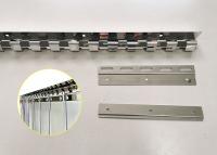 China Metal Stamping Parts PVC Curtain Strip Hanger Stainless Steel Holder Set for sale
