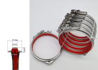 China Petroleum Quick Release Pipe Clamp Normal Temperature Stainless Steel 304 / 316 Carton Package for sale