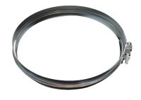 China Galvanized Wide Quick Release Duct Clamp Clips 100-600mm For Pipework Systems for sale