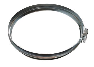 China Galvanized Wide Quick Release Duct Clamp Clips 100-600mm For Pipework Systems for sale