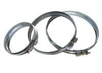 China Galvanized Duct Quick Release Circular Clamp Wide Clips 150-600mm For Effective Fastening for sale