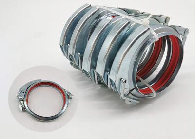 China Ventilation 80-600mm Quick Release Pipe Clamp For Duct Industrial Use for sale