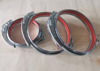 China 80-600mm Zinc Plated Easy Release Hose Clamp For Connection for sale