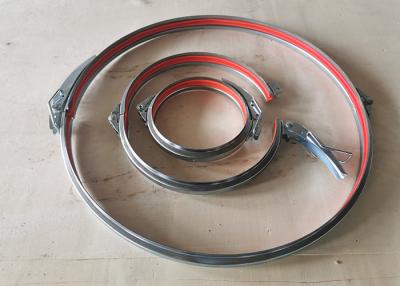 China Air Duct Carbon Steel Tube Quick Release Clamp For High Speed Use for sale