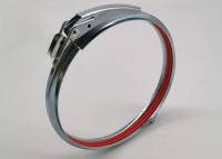 China Durable Light Weight 4 Quick Release Hose Clamp Silver for sale