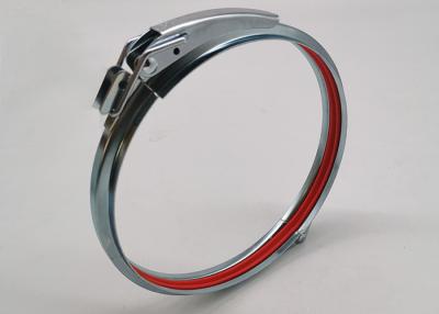 China Durable Light Weight 4 Quick Release Hose Clamp Silver for sale