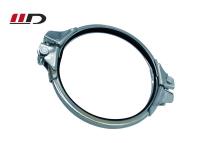 China Metal Ventilation Cleaning Split Pipe Clamp Quick Release 5 Inch for sale