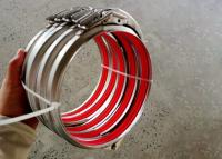China 4 Inch Flange Pipe Heavy Duty Pipe Clamps for sale