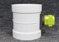 China 24v Hvac Zone Control Dampers Pvc Motorized With Gasketed Blade Sealing 4nm for sale