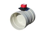 China 1nm Pvc Hvac Duct Zone Dampers For Airflow Regulation 160mm for sale