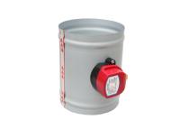 China Galvanized Steel Duct Zone Dampers Open / Closed For Ductwork for sale