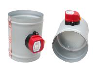 China 220v Automatic Control Duct Zone Dampers Size 75mm for sale