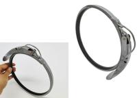 China Welding Galvanized Pipe Clamp With Lock For Flange Duct Pipe for sale