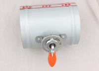 China Automatic Manual Operation Duct Zone Dampers Flat Blade for sale