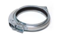 China Zinc Plated Quick Release Pipe Clamp Carbon Steel 8 Inch for sale