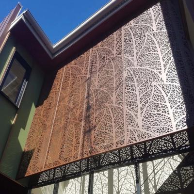 China 8mm Laser Cut Decorative Panels Oxidation Treatment for sale
