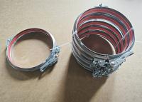 China 180mm Heavy Duty Pipe Clamps Conveying Steel Pipework Systems for sale