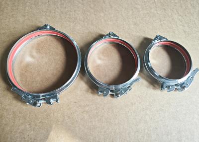 China 80-600mm Quick Release Pipe Clamp Bracket Carbon Steel for sale