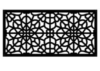China Colour Anodize Laser Cut Metal Screens For Room Divider for sale