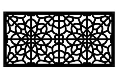 China Colour Anodize Laser Cut Metal Screens For Room Divider for sale