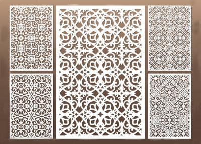 China Stainless Steel Aluminum Laser Cut Decorative Panels Power Coating Finish for sale